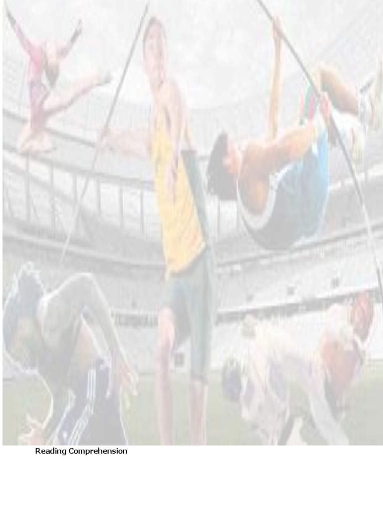 Reading Comprehension | PDF | Sports | Association Football