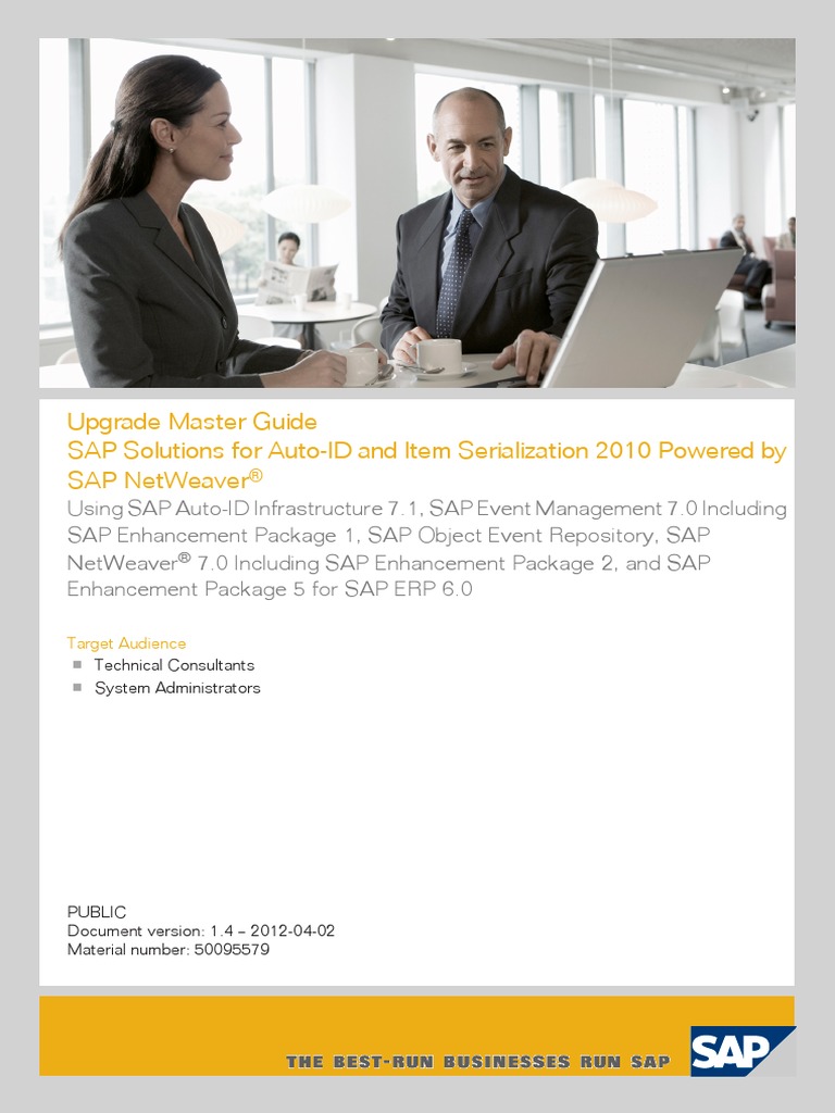 SAP Auto-ID Infrastructure 7.1 Upgrade Guide | PDF | Radio Frequency ...