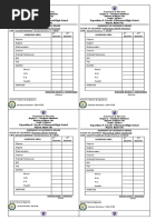 Revised Grade Slip Format | PDF | Science | Learning