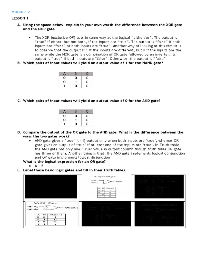 Module 2 (Lesson 1) | PDF | Teaching Methods & Materials