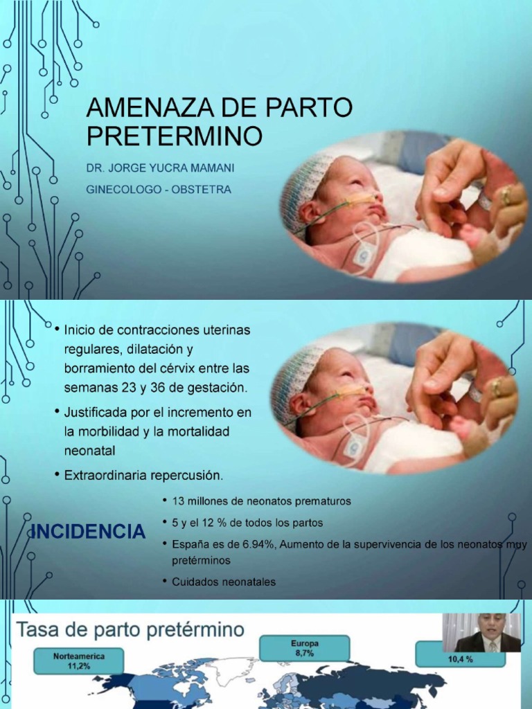 AMENAZA DE PARTO PRETERMINO - Compressed | PDF | Parto | Parto prematuro