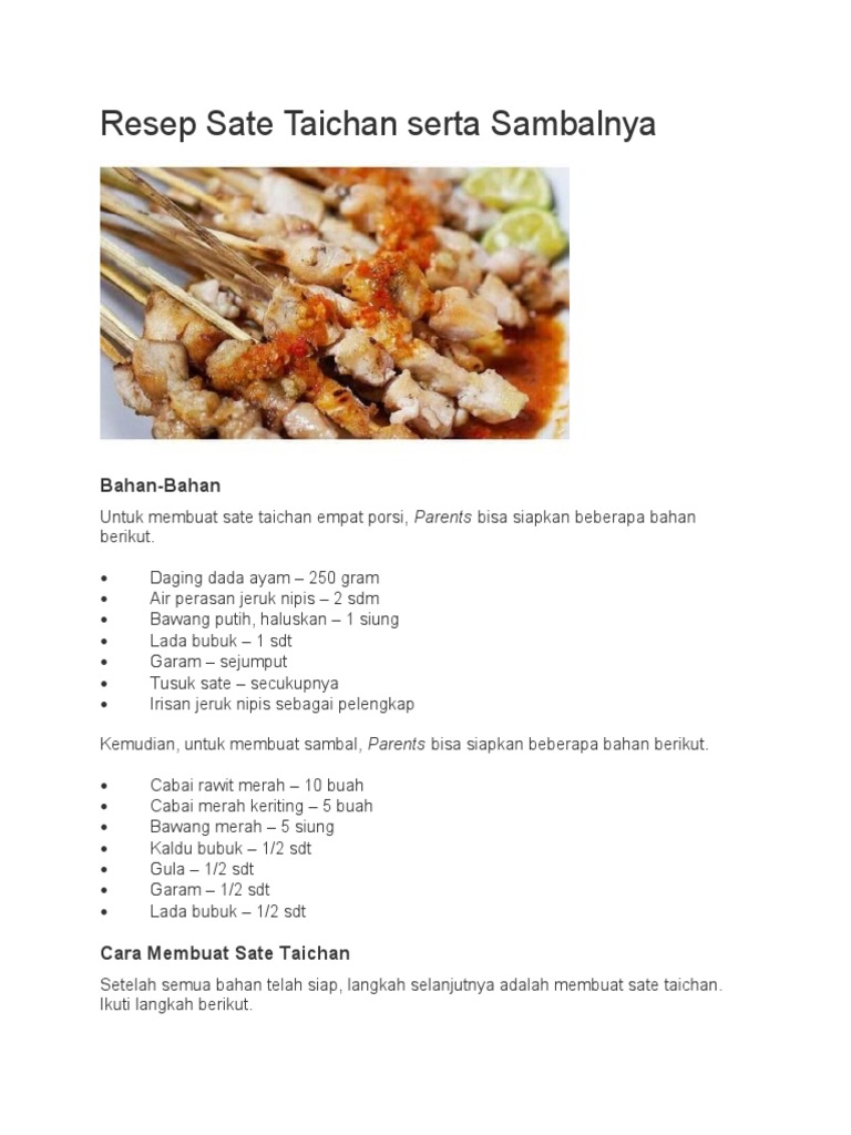 RESEP MIE AYAM | PDF