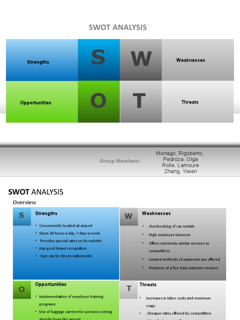 S W T O: Swot Analysis | PDF | Outsourcing | Economies