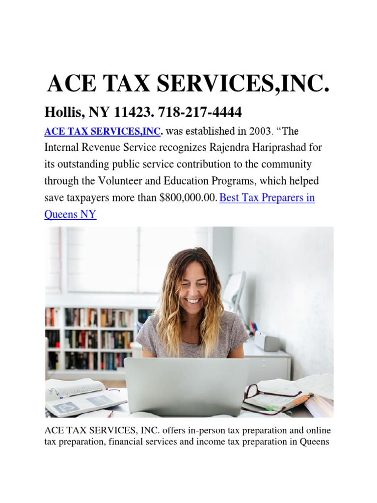 Ace Tax Services | PDF | Business | Law