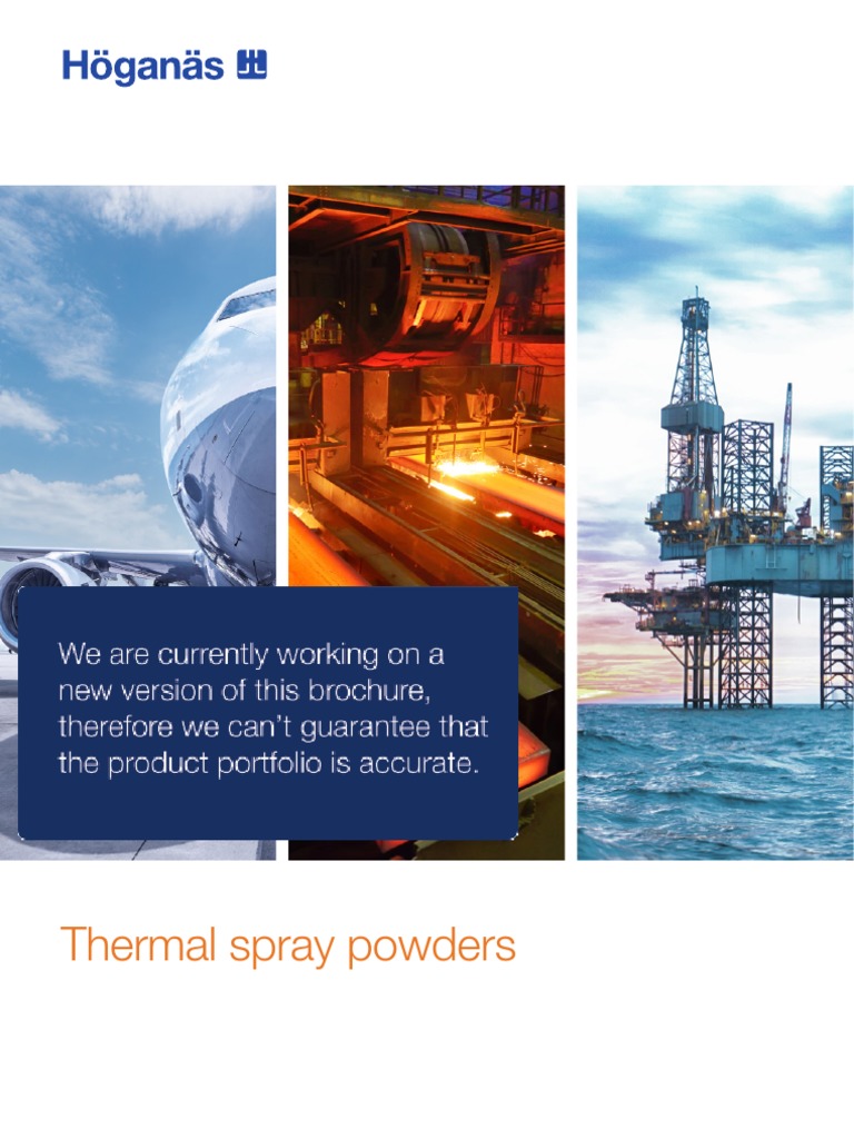 Thermal Spray Powders Hoganas | PDF | Wear | Sintering
