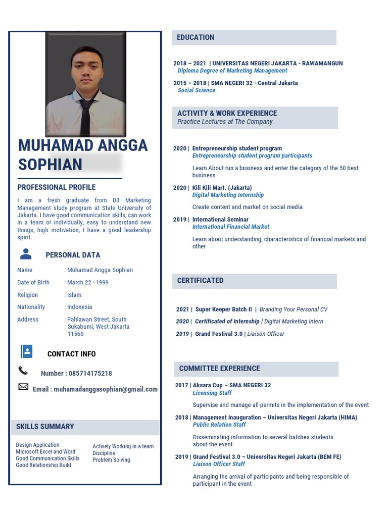 Curriculum Vitae | PDF | Communication | Cognition
