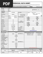 CS Form No. 212 Personal Data Sheet Revised | PDF