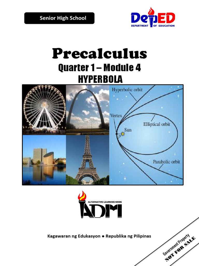 Precalculus Q1 Mod4 Hyperbola v5 | PDF | Asymptote | Euclidean Geometry