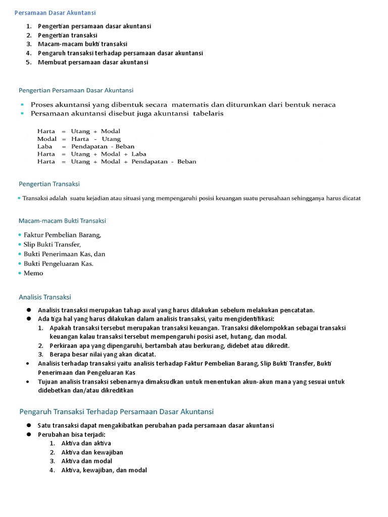 Akuntansi Pert. 4 | PDF