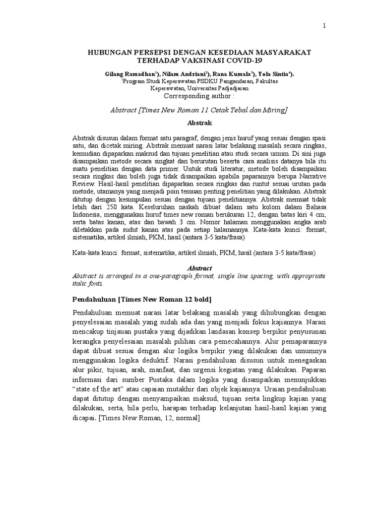 Template Proposal PKM-AI | PDF