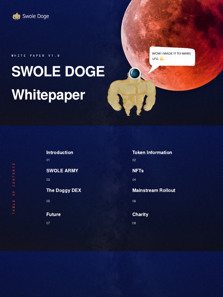 Swole Doge: Community-Driven Crypto Project | PDF | Cryptocurrency