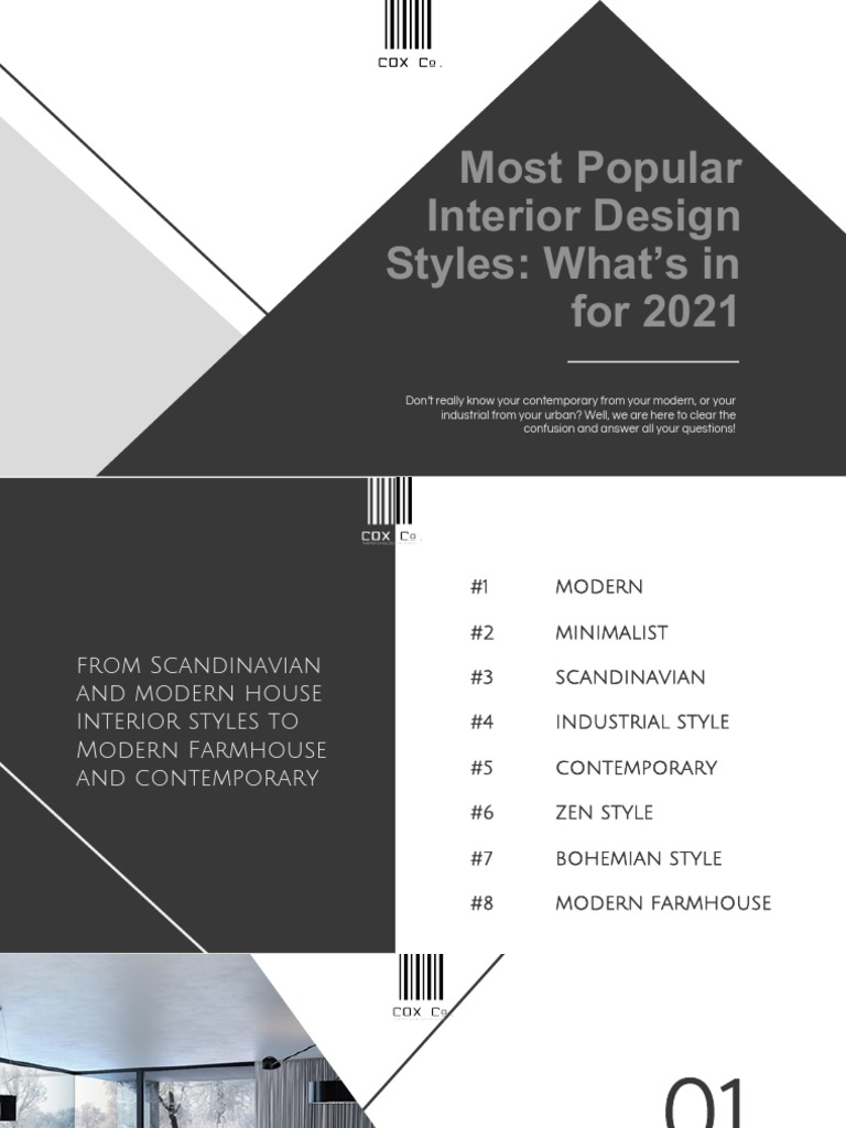 COX Co. Interior Style 2021 PDF | PDF | Interior Design | Minimalism