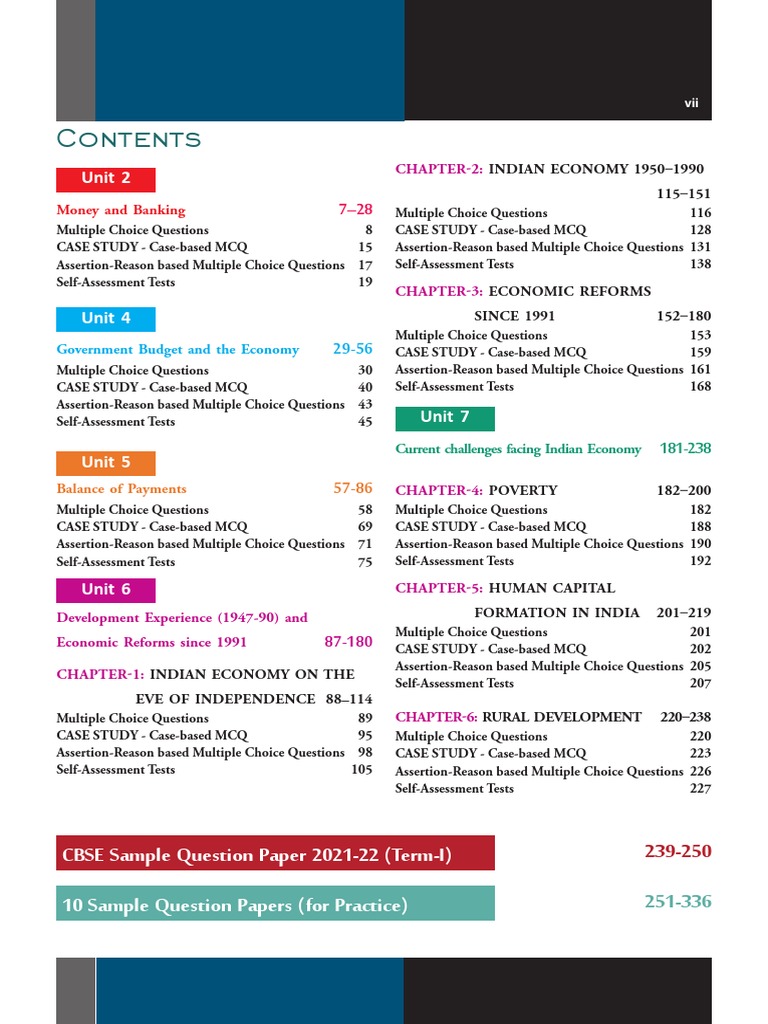 CBSE Sample Question Paper 2021-22 (Term-I) 10 Sample Question Papers ...