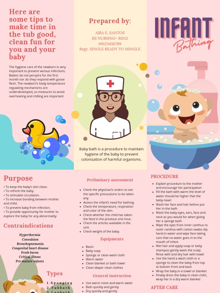 Infant Bathing | PDF | Bathing | Hygiene