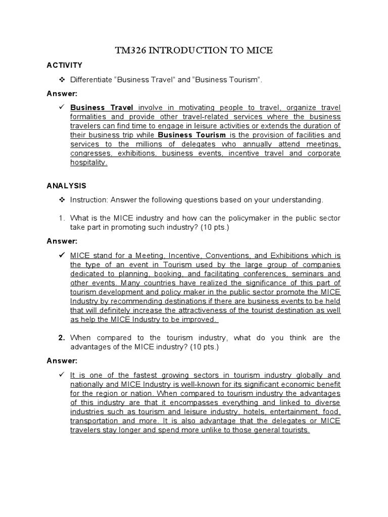Tm326 Introduce To Mice - Ayuban.m1l1-4 | PDF | Tourism | Incentive
