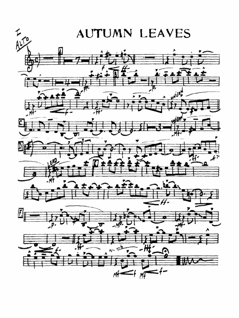 Autumn Leaves-Bob Eberhart | PDF