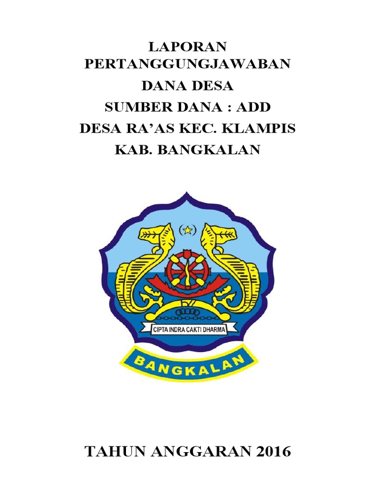 Cover SPJ Desa | PDF