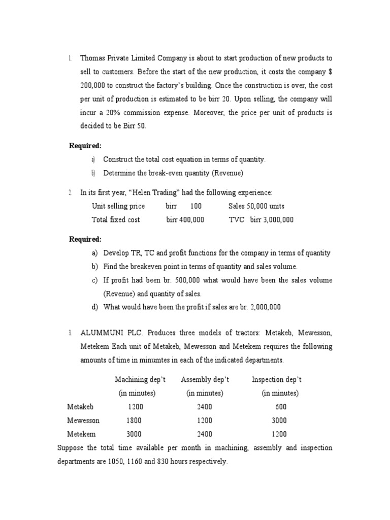 Mathematics For Managemnt | PDF | Business | Business Process