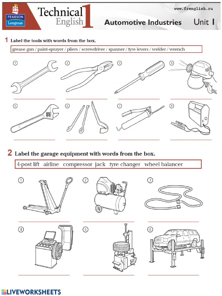 Technical English 1 WorkSheets | PDF