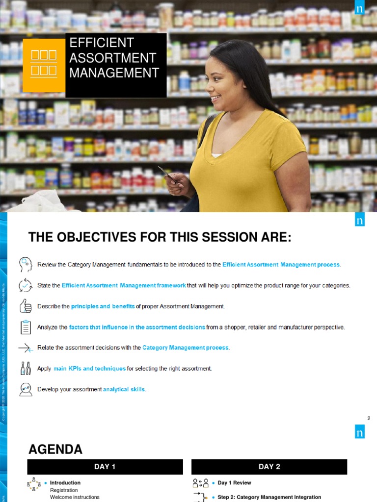 Nielsen Efficient Assortment Management Workshop Overview | PDF ...