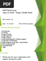 Internal Audit Opening Meeting Template | PDF | Business