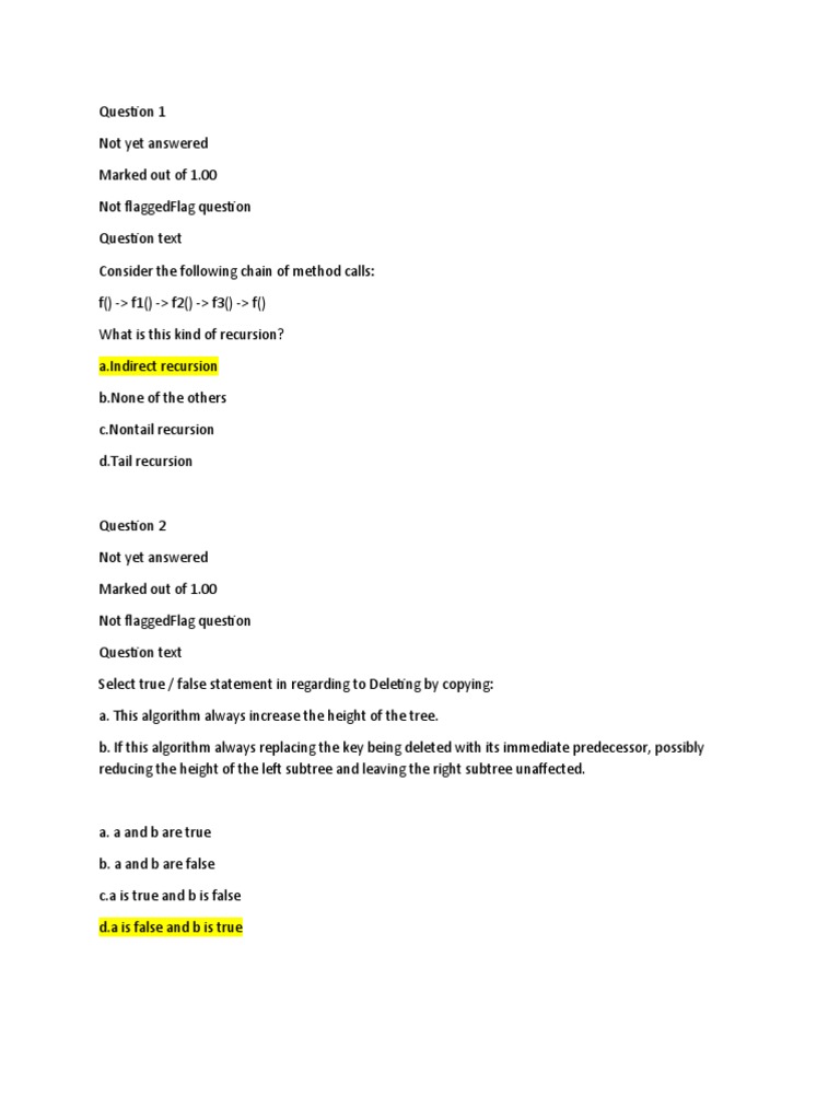 Đề Quiz01 CSD | PDF | Queue (Abstract Data Type) | Subroutine