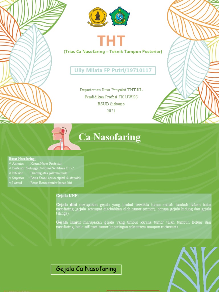 Gejala dan Penanganan Ca Nasofaring | PDF