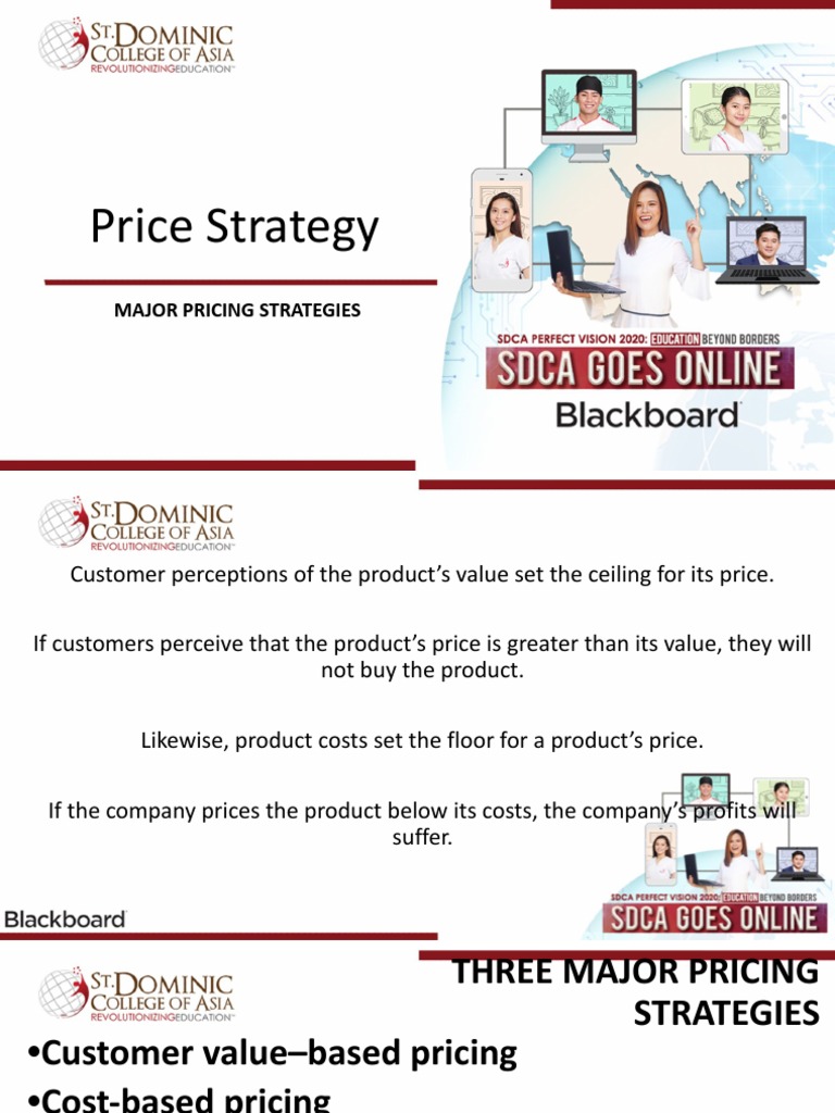 2021-22 1st Price Strategy General Pricing Strategies | PDF | Pricing ...