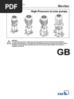 KSB Pump Multitec Spec | PDF | Pump | Chemical Engineering