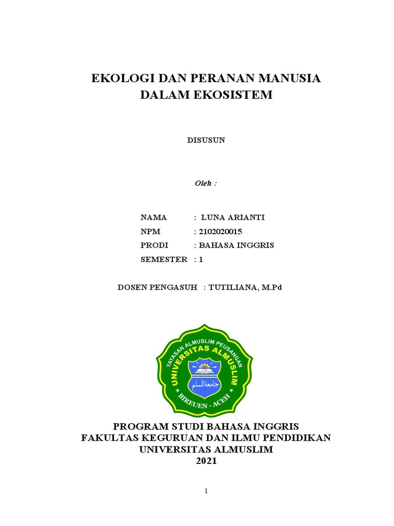 EKOLOGI | PDF