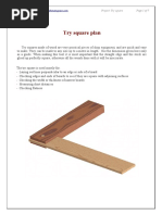 Try Square: Construction and Use Guide | PDF | Woodworking | Wood