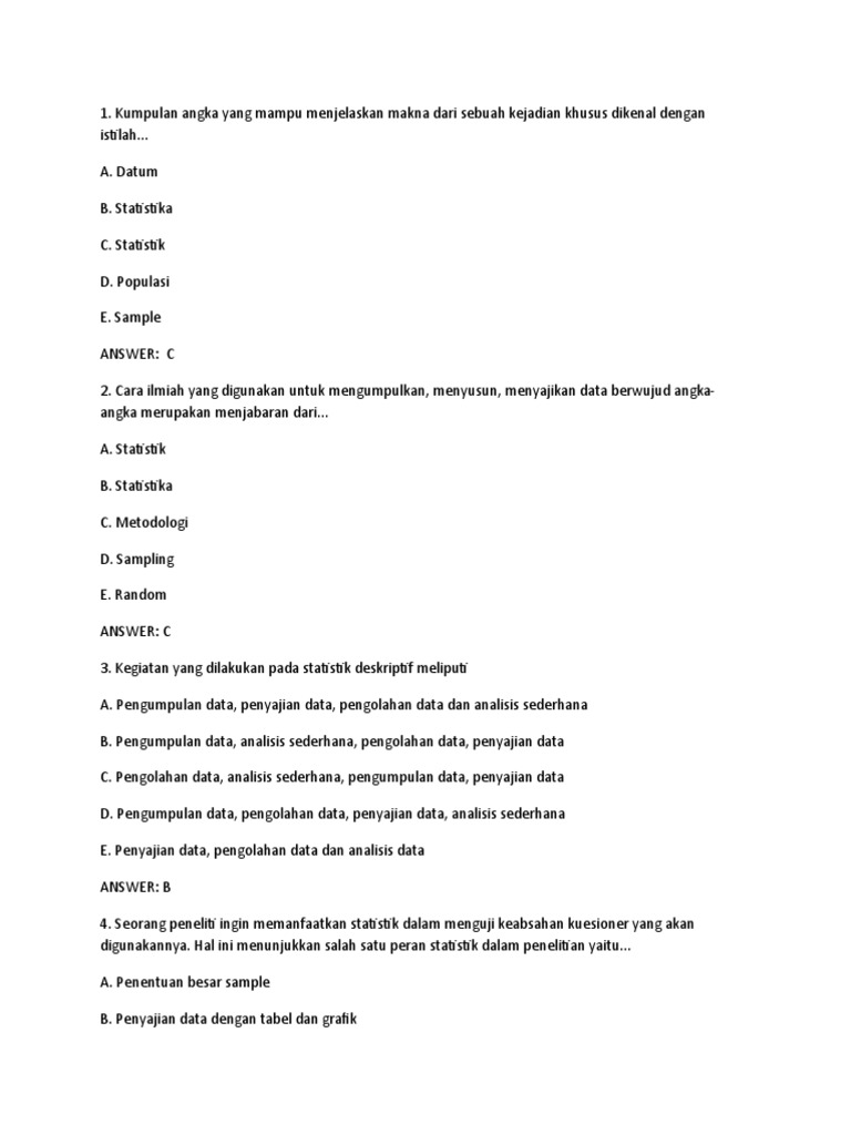 Soal Bios Versi HP | PDF