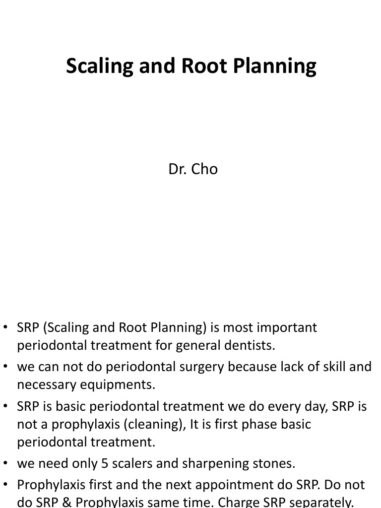 Scalling and Root Planning | PDF