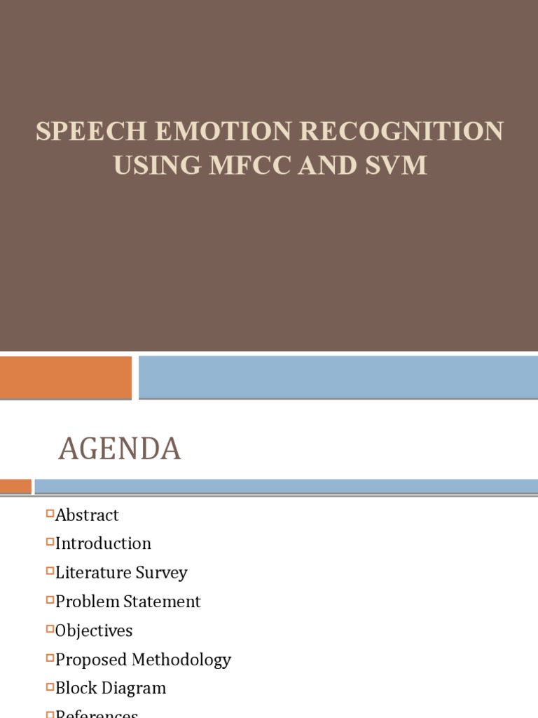 Speech Emotion Recognition Using MFCC and SVM | Download Free PDF ...