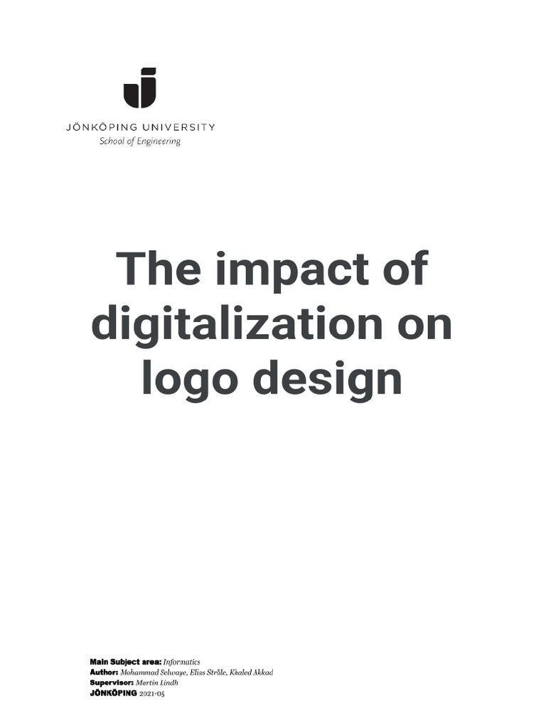 The Impact of Digitalization On Logo Design | PDF | Logos | Brand