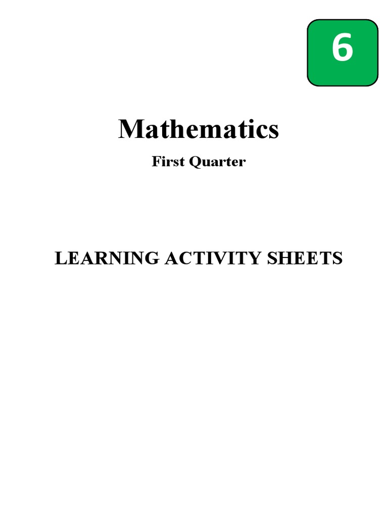Grade 6 Mathematics Final | PDF | Division (Mathematics) | Arithmetic