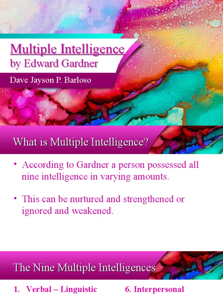 Understanding Multiple Intelligences | PDF | Psychology | Mental Processes