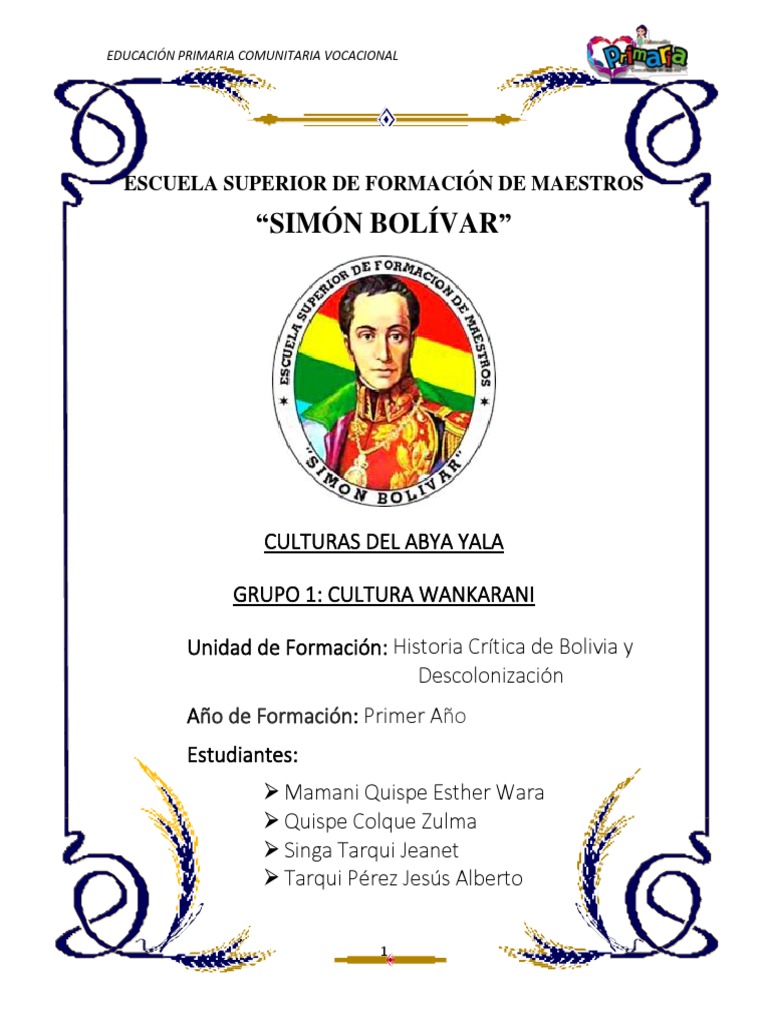 Cultura Wankarani | PDF