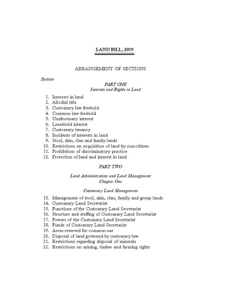 Land Act 2020 | PDF | Real Estate Appraisal | Lease