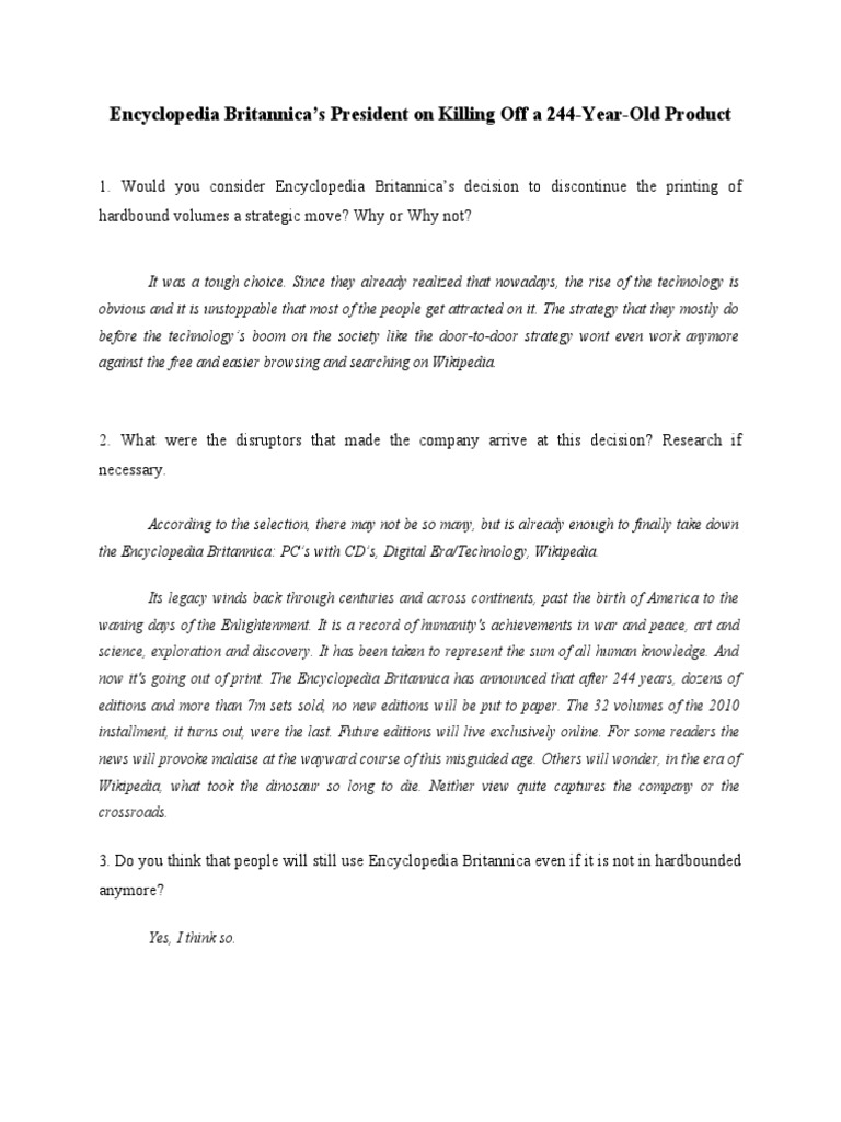 Task Performance - Entrep Mind | PDF | Wikipedia | Encyclopædia Britannica