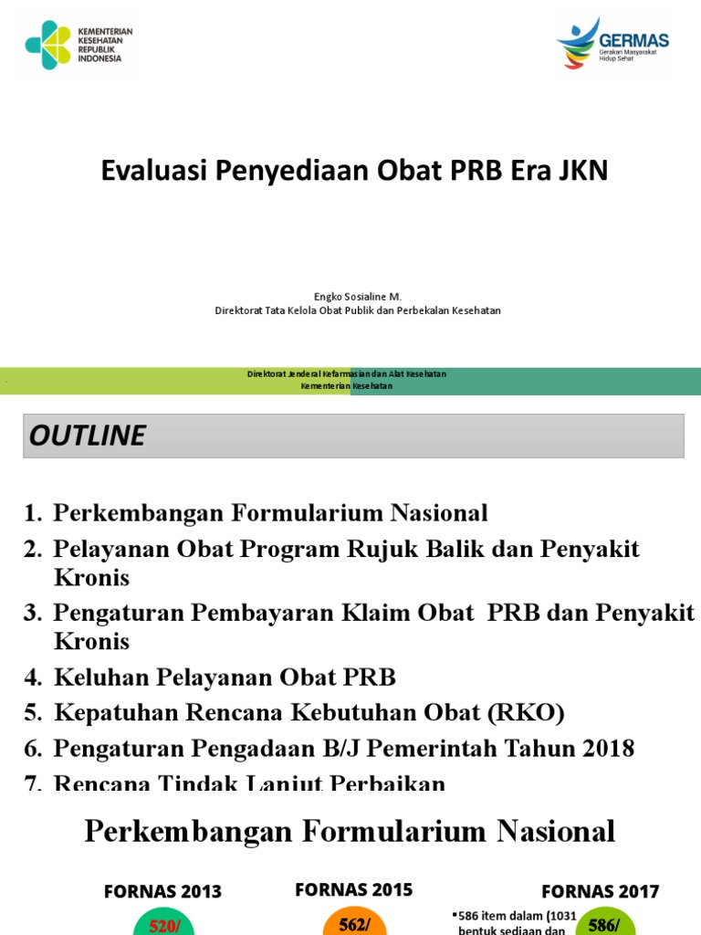 Evaluasi Penyediaan Obat PRB BPJS | PDF
