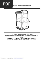 Sunbeam Popcorn Maker Instructions | PDF | Brand | Business