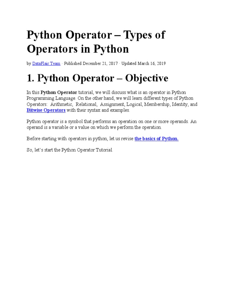 Python Topic1.1 | PDF | Python (Programming Language) | Boolean Data Type