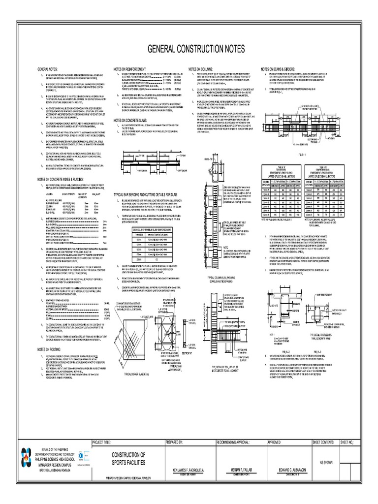 General Construction Notes | PDF