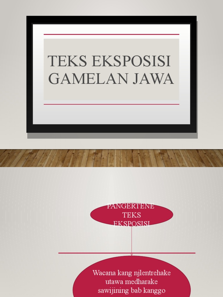 Teks Eksposisi Gamelan Jawa | PDF