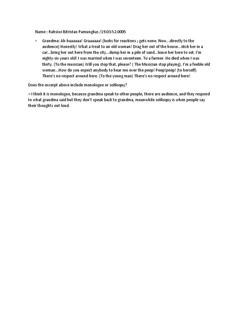 Grandma | PDF