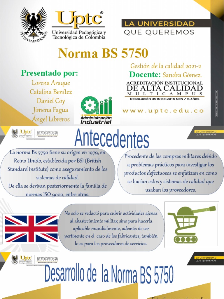 Norma BS 5750 | PDF | Organización internacional para la ...