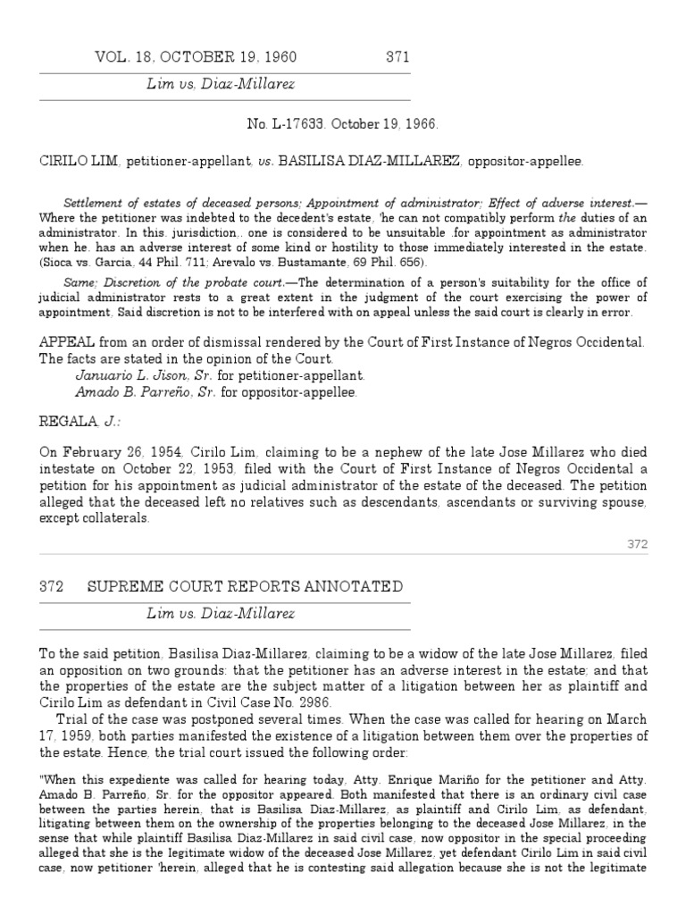 Lim vs. Diaz-Maillares | PDF | Lawsuit | Judgment (Law)