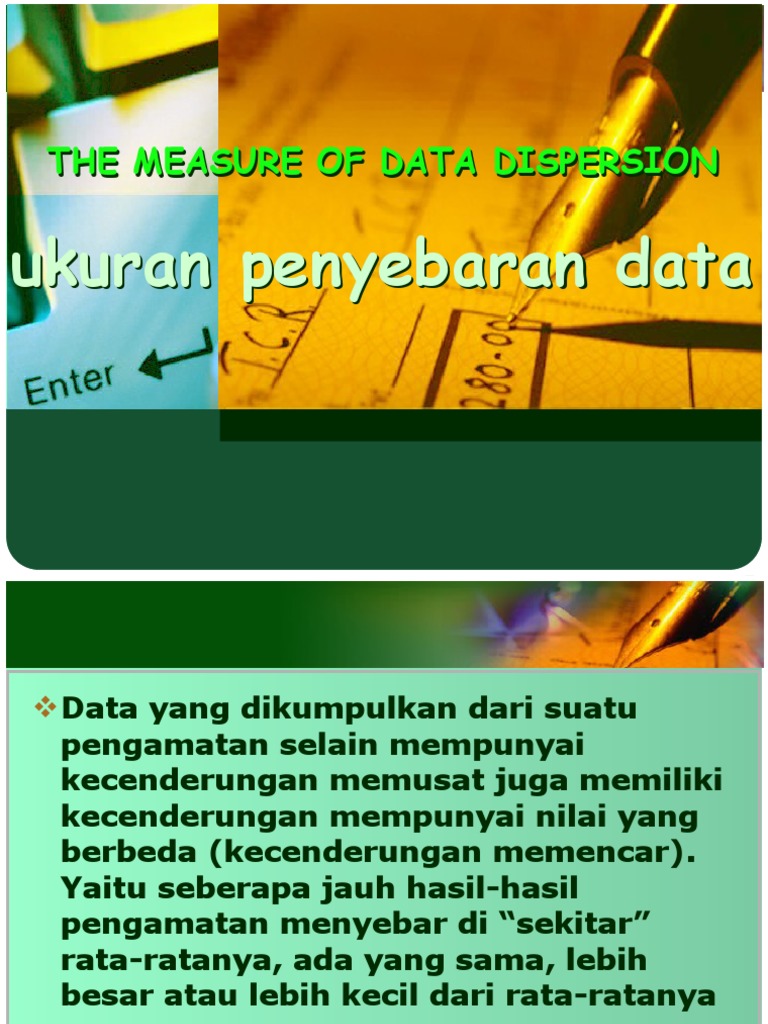 Ukuran Penyebaran Data | PDF