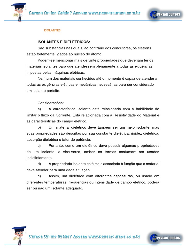 Aula Eletrica 1 Pdf Corrente Elétrica Elétron